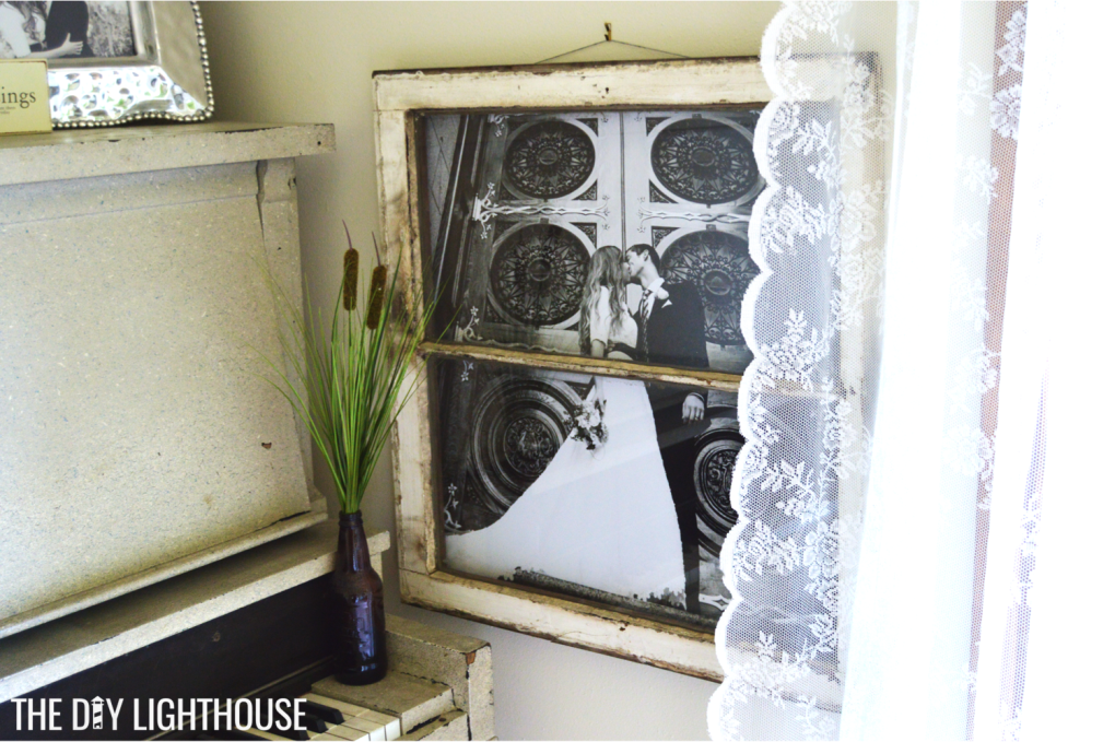 How to Make a DIY Window Picture Frame