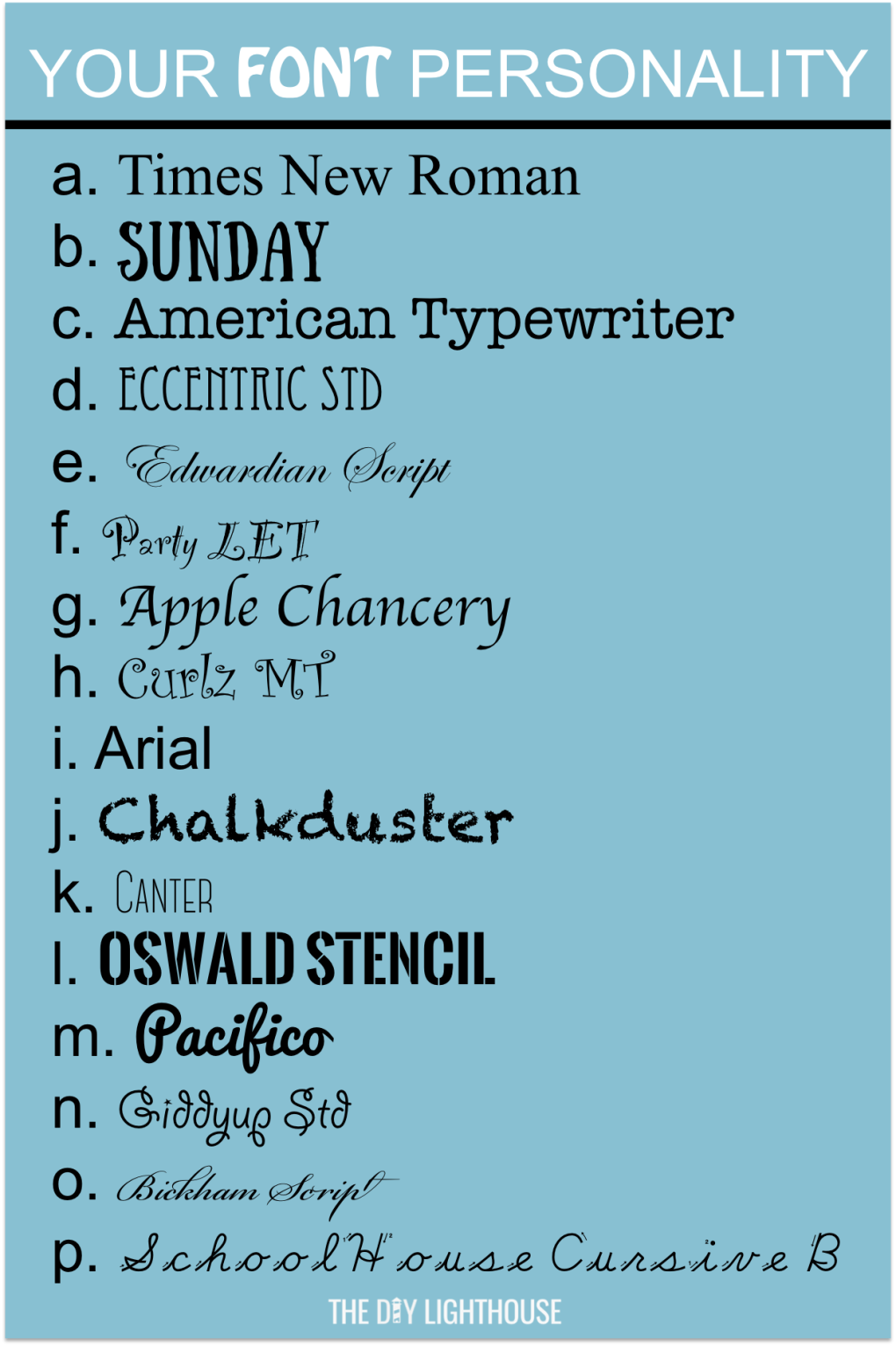 Font Personality Test: What Font Matches Your Personality