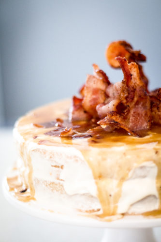 Maple Bacon Cake Recipe - The DIY Lighthouse