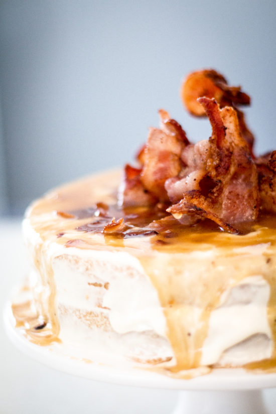 Maple Bacon Cake Recipe - The DIY Lighthouse