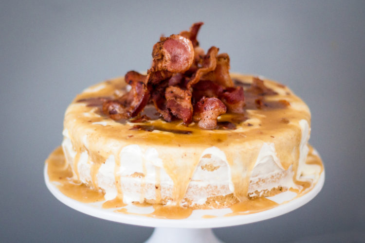 Maple Bacon Cake Recipe - The DIY Lighthouse