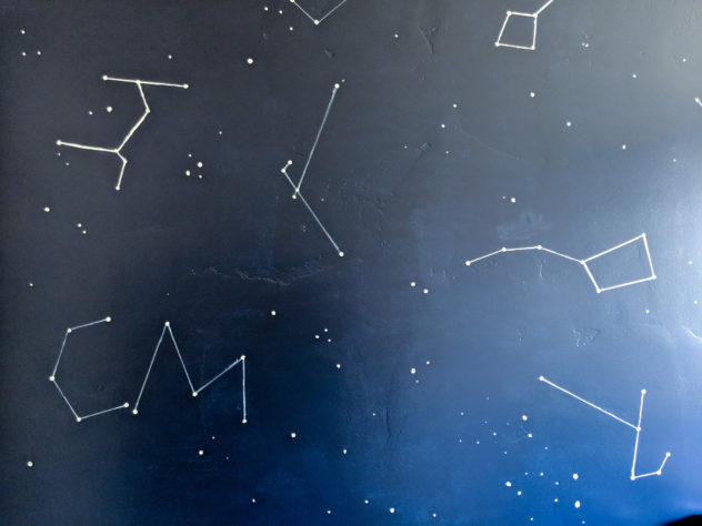 DIY Constellation Mural Wall & Kids Bedroom - The DIY Lighthouse