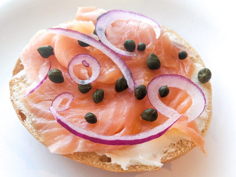 Bagel and Lox Bar for Breakfast - The DIY Lighthouse